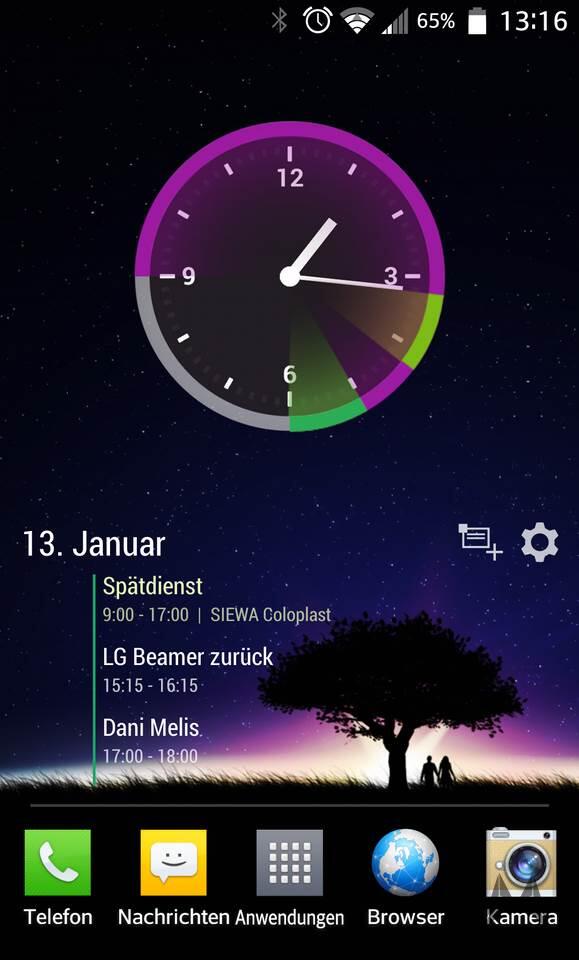 12Hour: Android-Widget in Form einer funktionellen Analog-Uhr