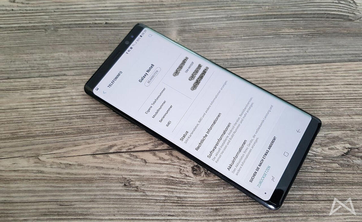 Samsung Galaxy Note 8: Android 8.0 Oreo Update wird in Frankreich ...