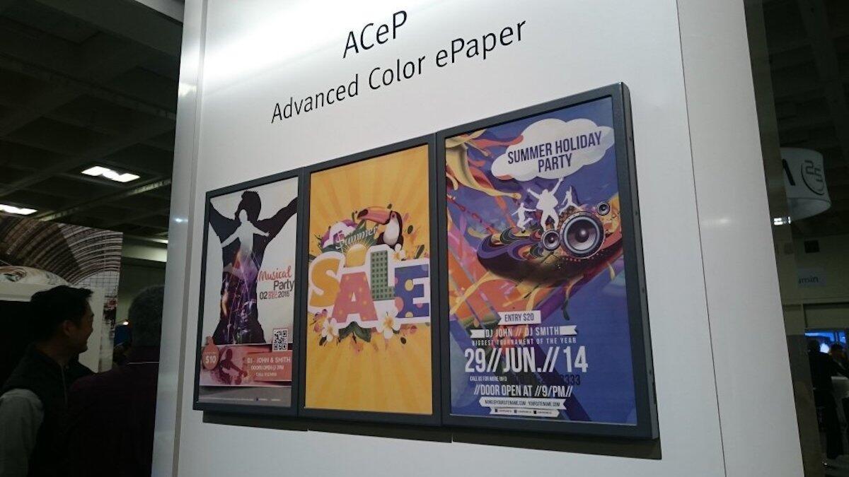 Advanced Color ePaper: Das E-Ink-Display wird farbig