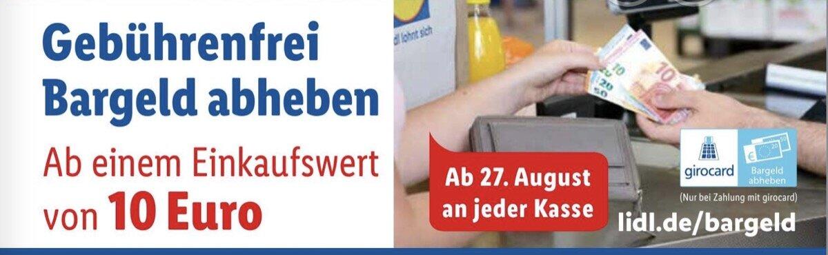 Bild › Lidl Bargeld Abheben