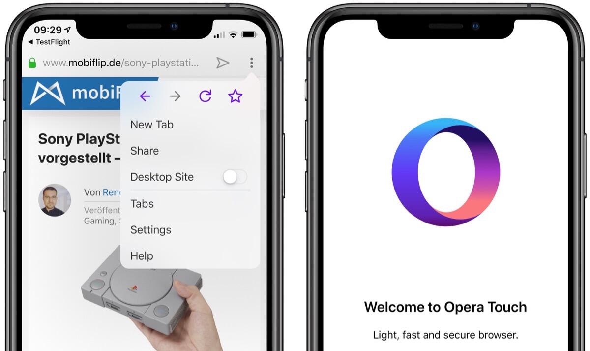 Opera Touch für iOS ist da