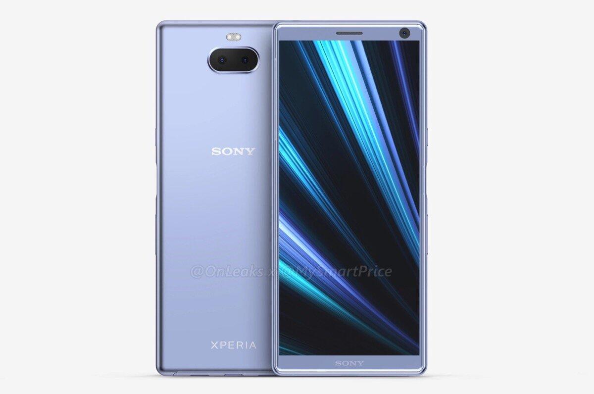 Sony Xperia XA3 auf ersten Render-Bildern zu sehen