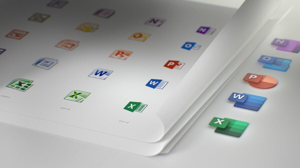 Microsoft mit neuen Office-Icons