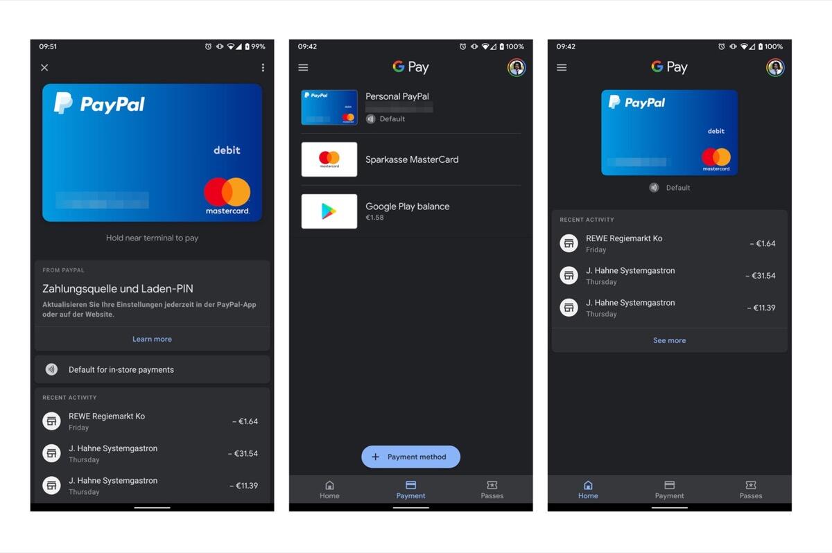 Google Pay bekommt Dark Mode