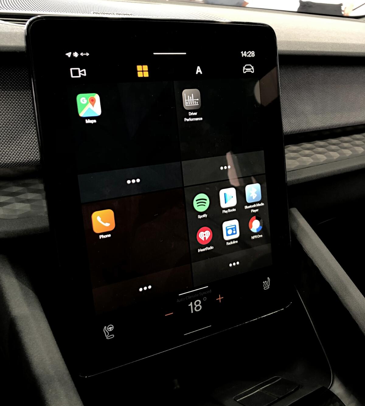 Bild › Volvo Polestar 2 Android Auto
