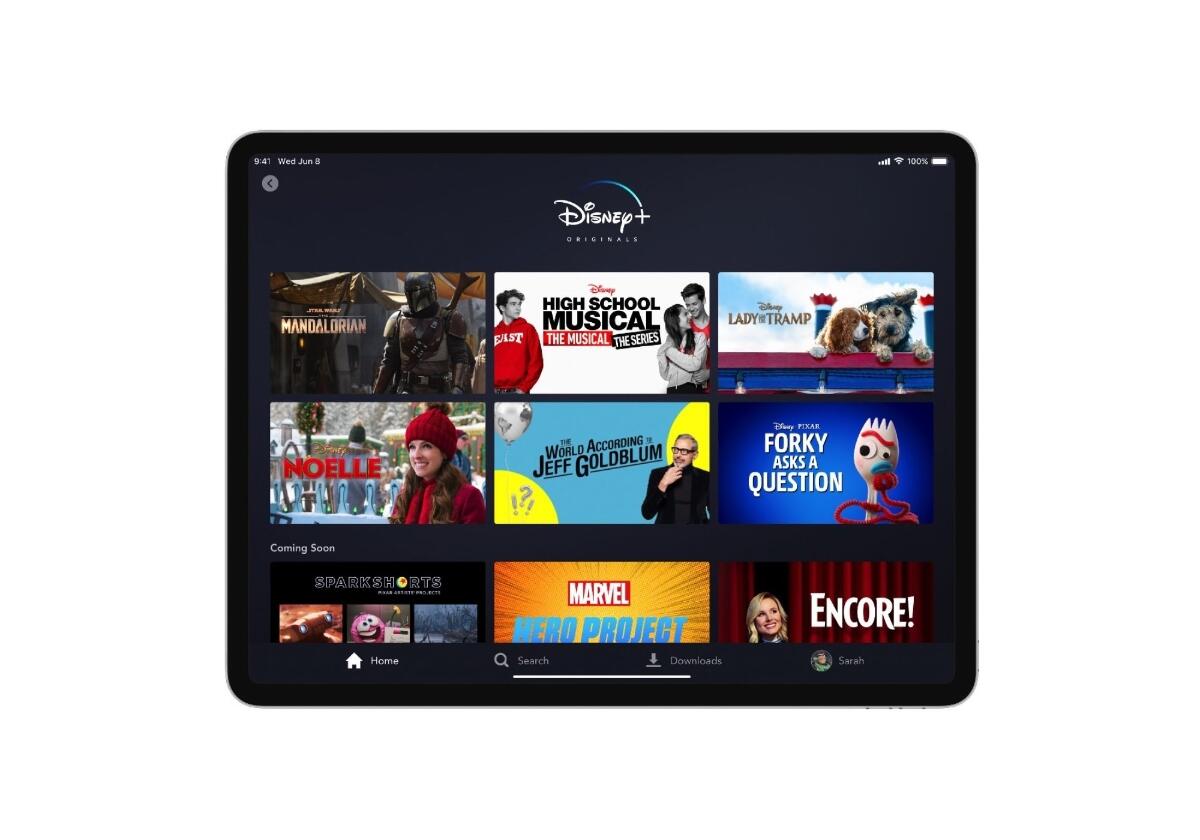 Disney twittert Lineup für Disney+