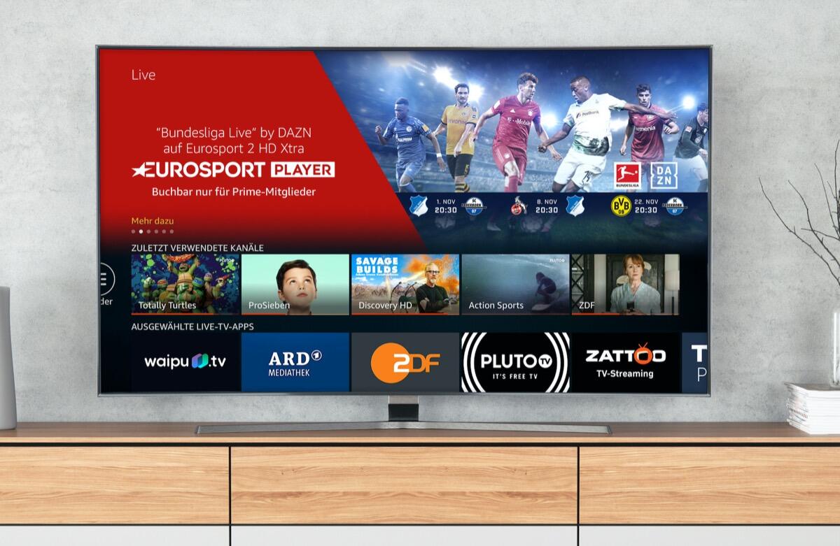 Amazon Fire TV: Neuer Live-Tab startet