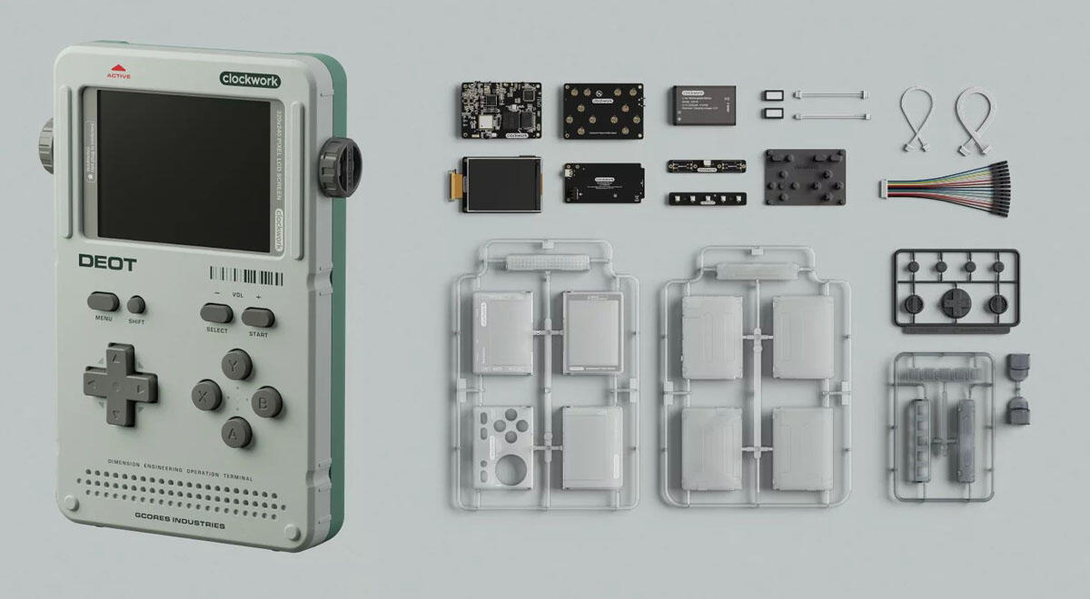 GameShell kit D.E.O.T. – Die Handheld-Konsole für Nerds