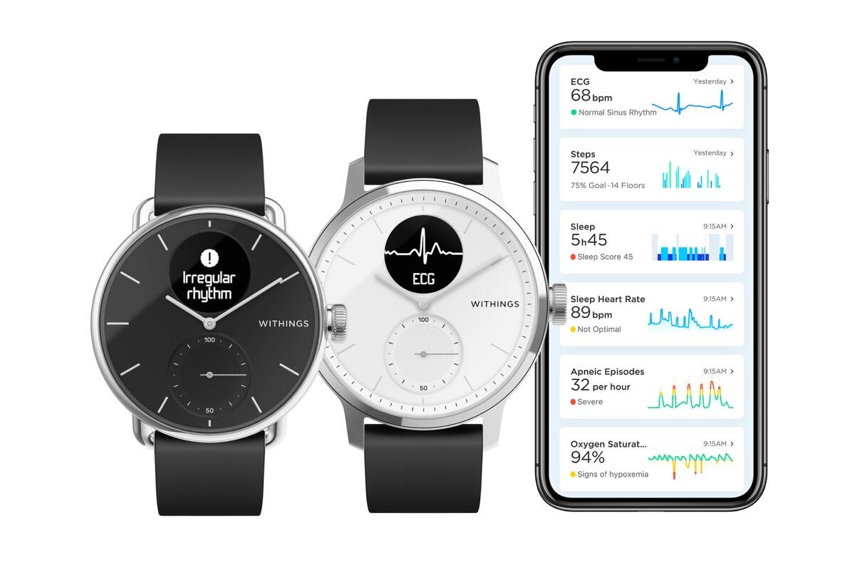 Withings ScanWatch: Hybrid-Smartwatch mit EKG vorgestellt