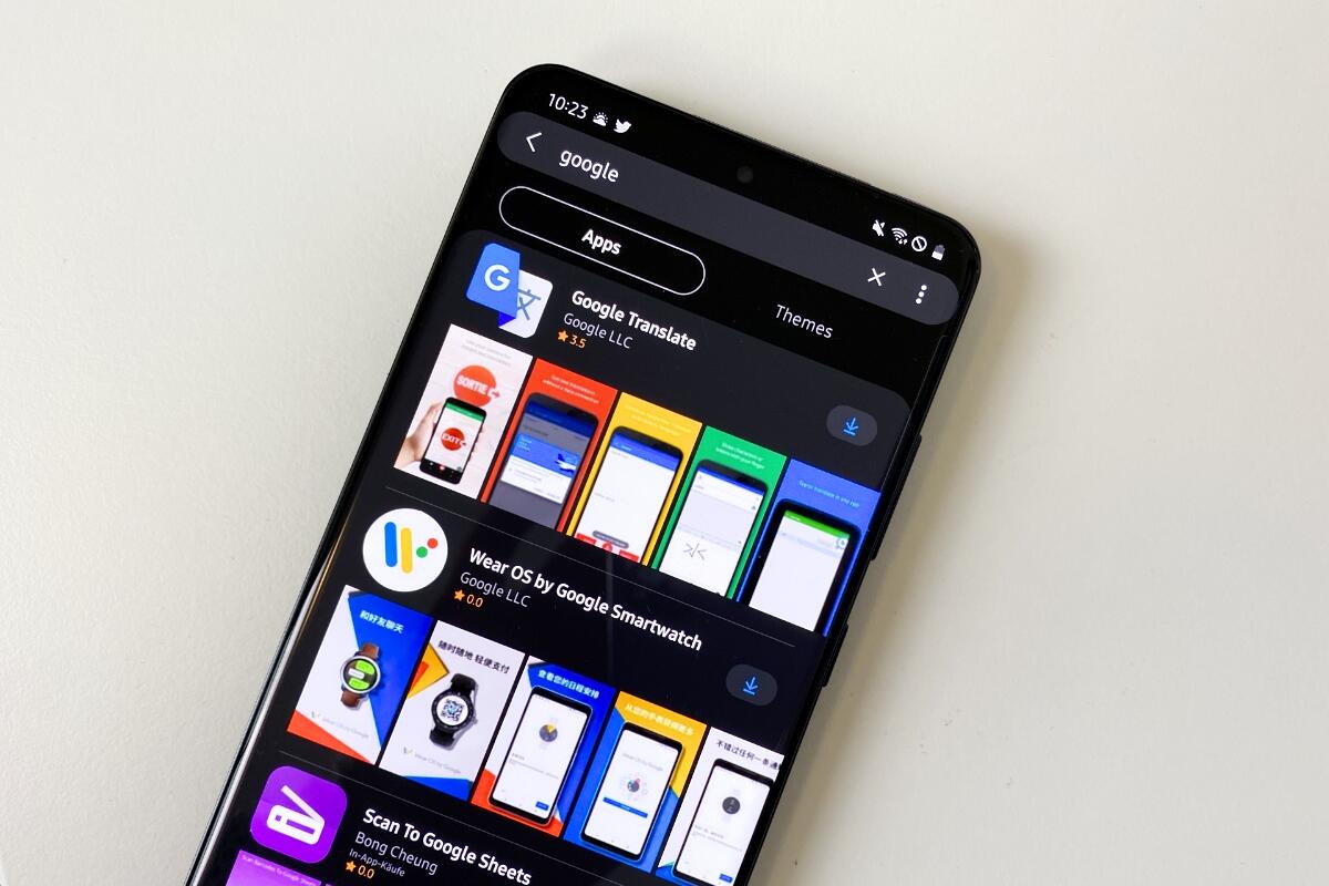 Wear OS und mehr: Google-Apps im Samsung Galaxy Store