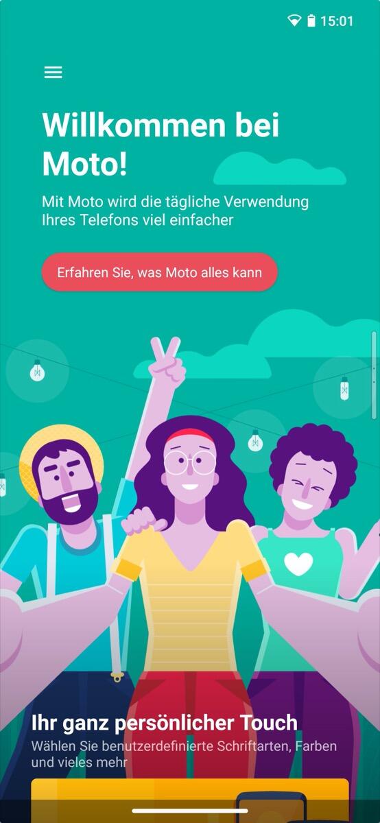 Motorola edge im Test