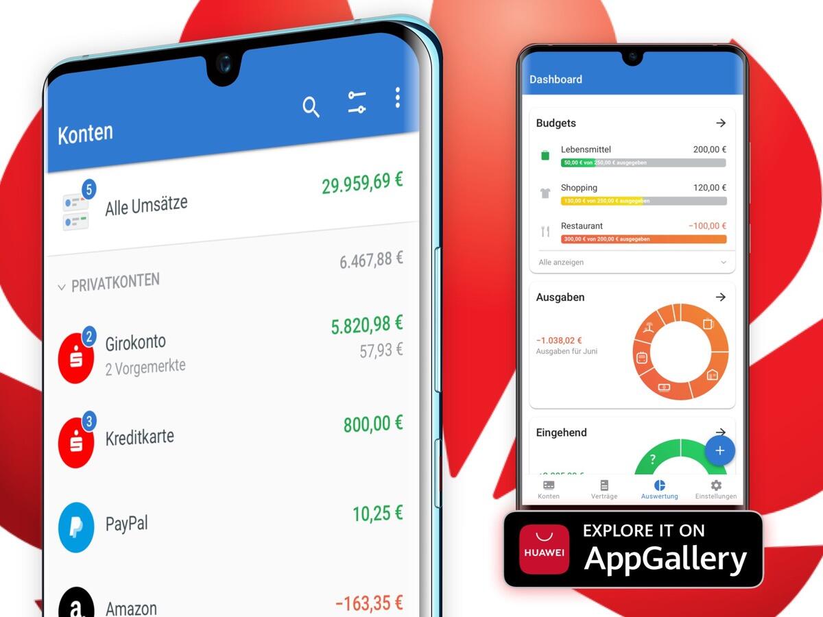 Huawei: Banking-Apps für die AppGallery