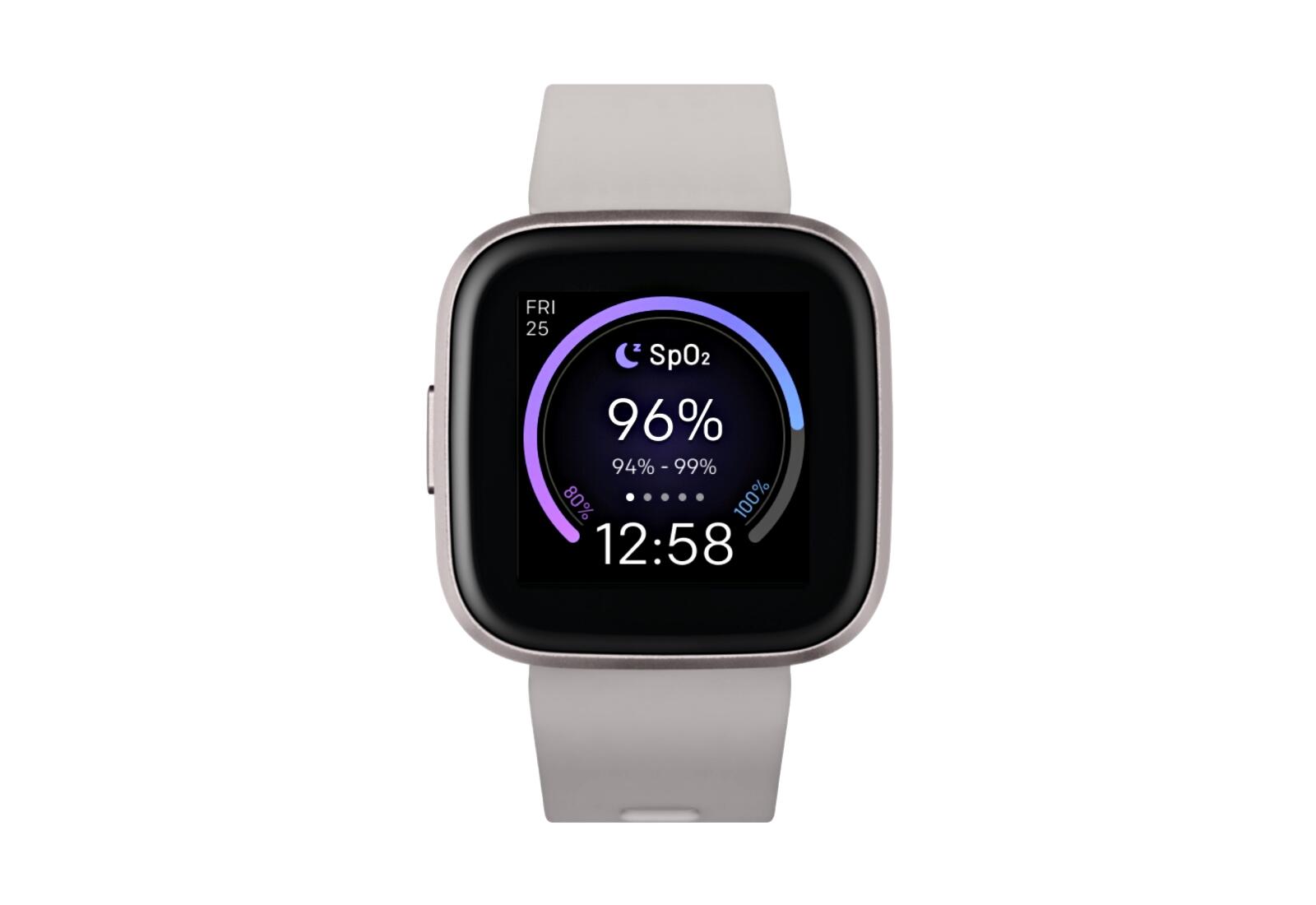 Fitbit zeigt neues SpO2-Watchface