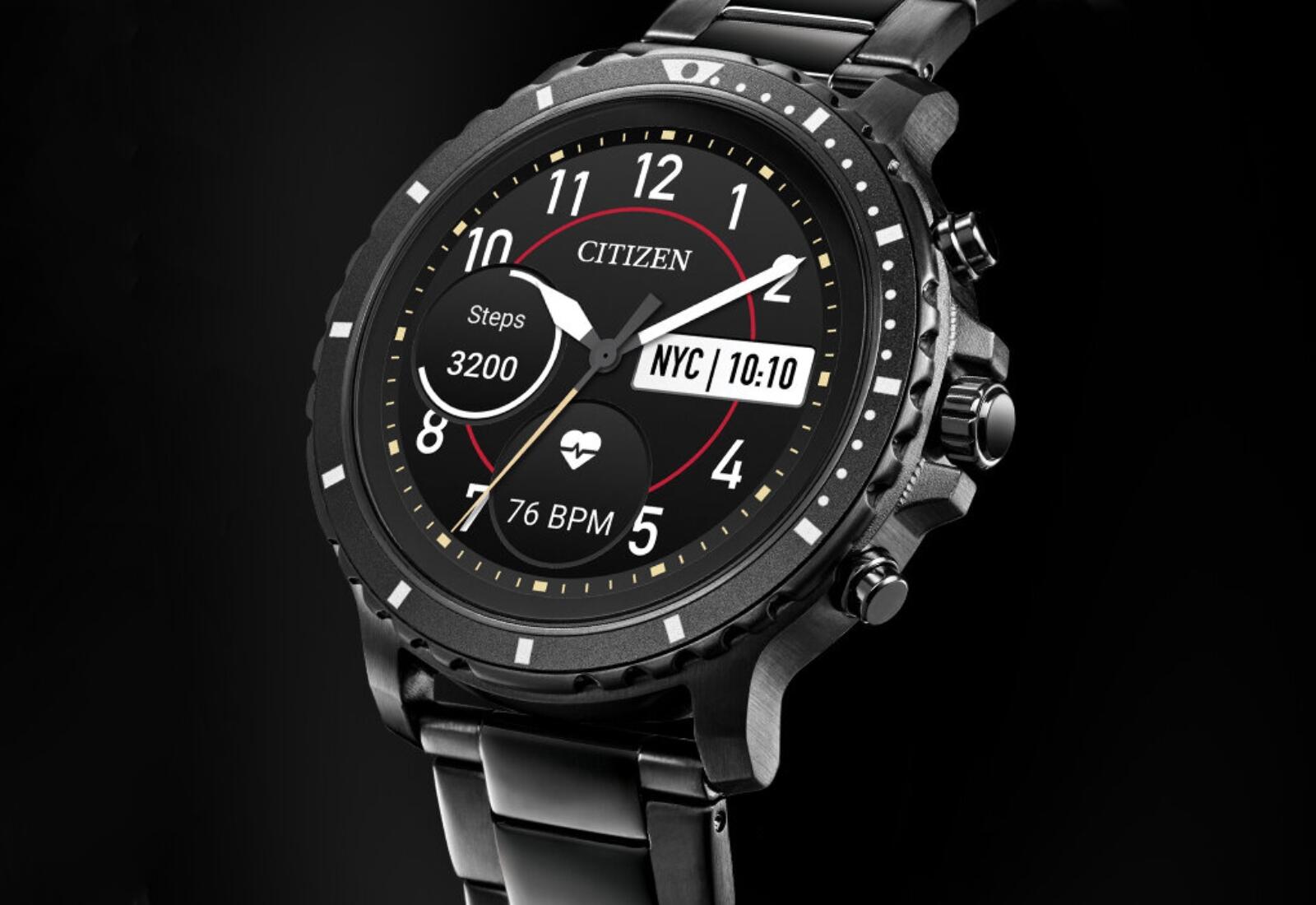 Wear OS: Citizen zeigt erste Smartwatch