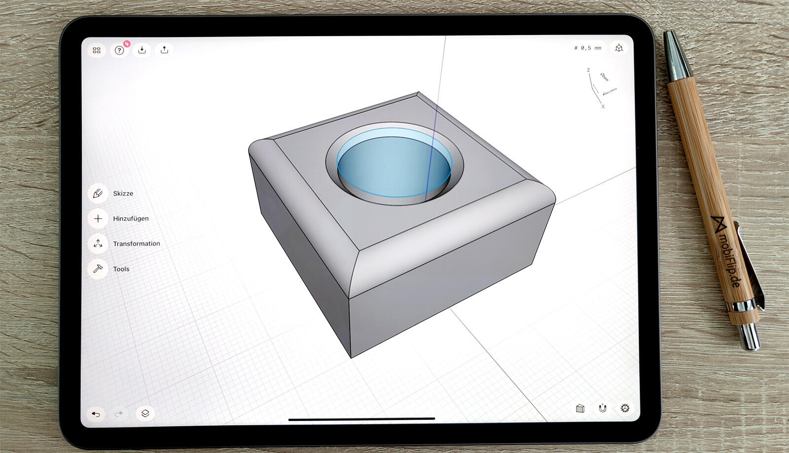 Shapr3D: Auf dem iPad 3D-Modelle ganz einfach zeichnen