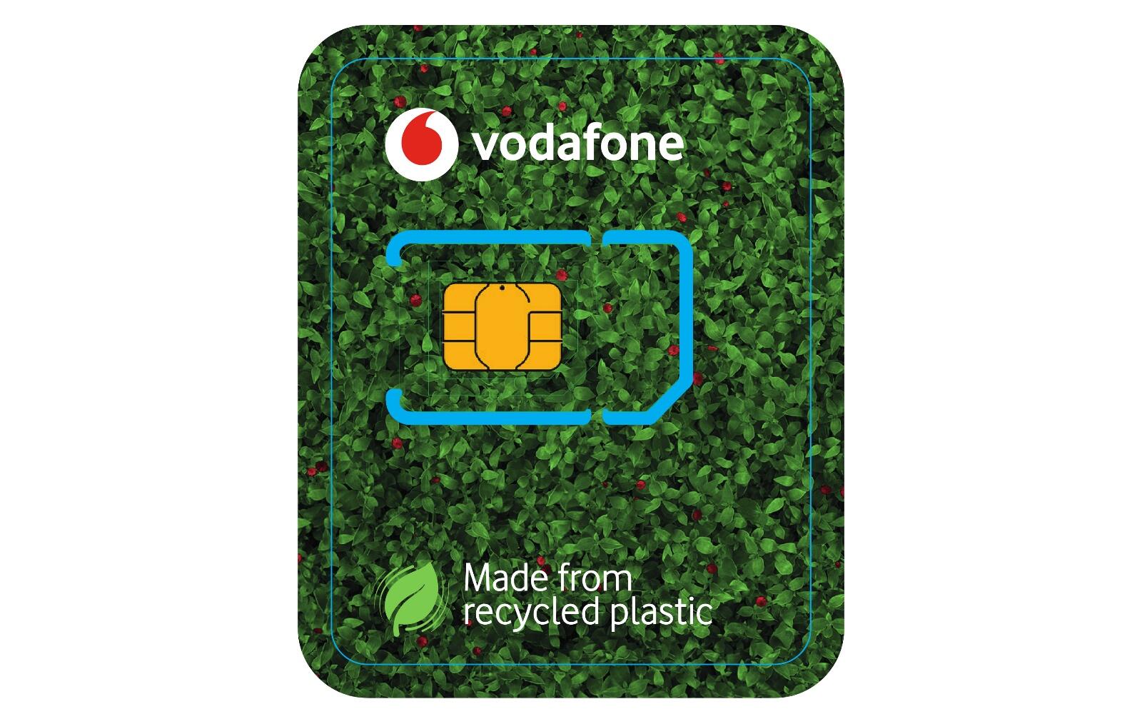 Eco-SIM: Vodafone führt SIM-Karten aus recyceltem Kunststoff ein