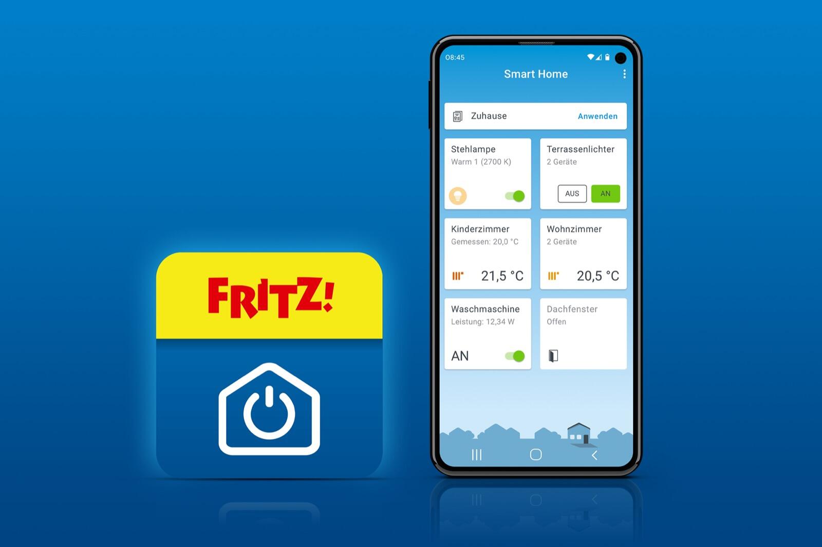Haustür- und Fensterkontakte in der Übersicht: AVM verbessert FRITZ!App ...