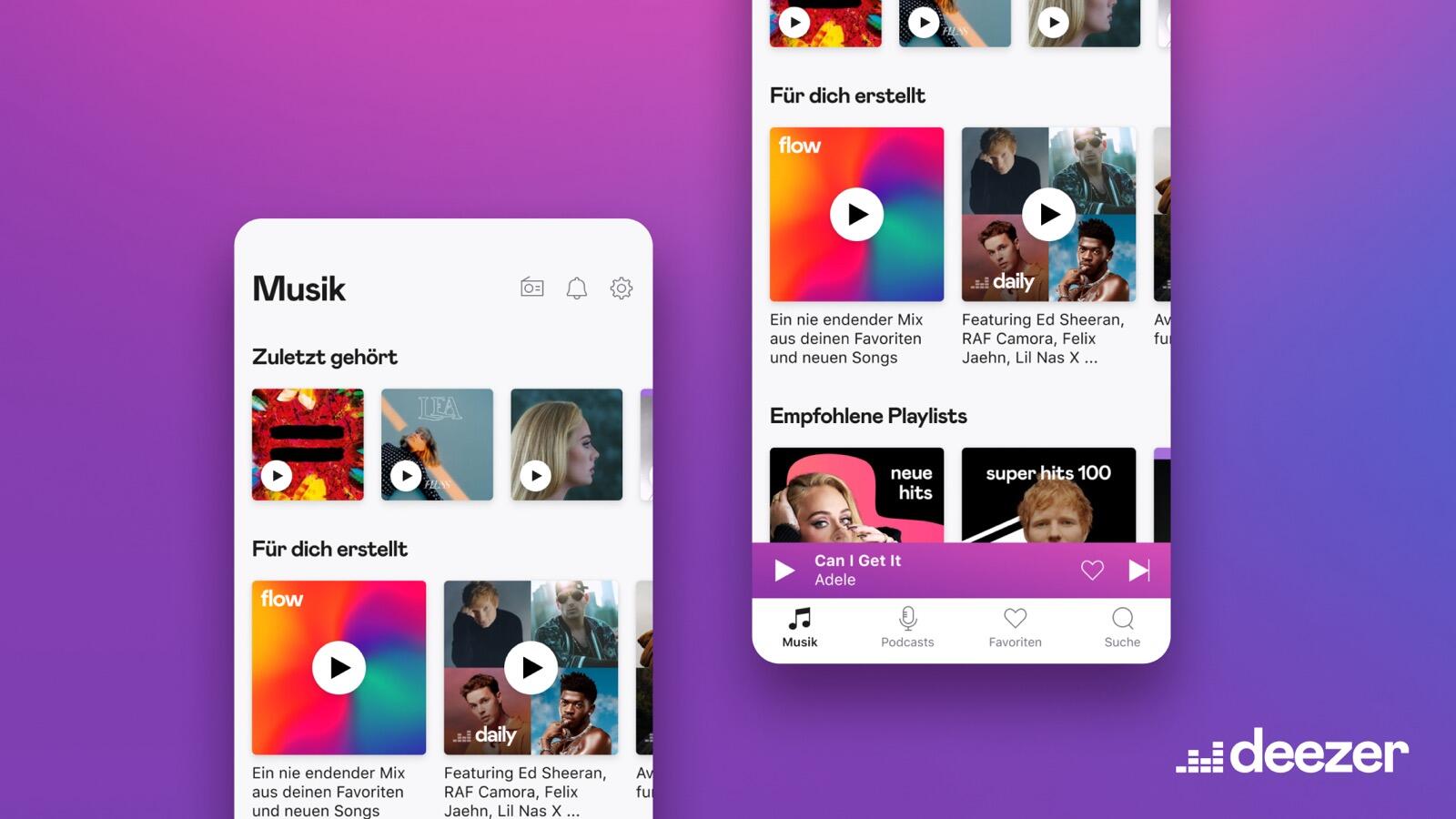 Deezer verbessert die Mix-Funktion