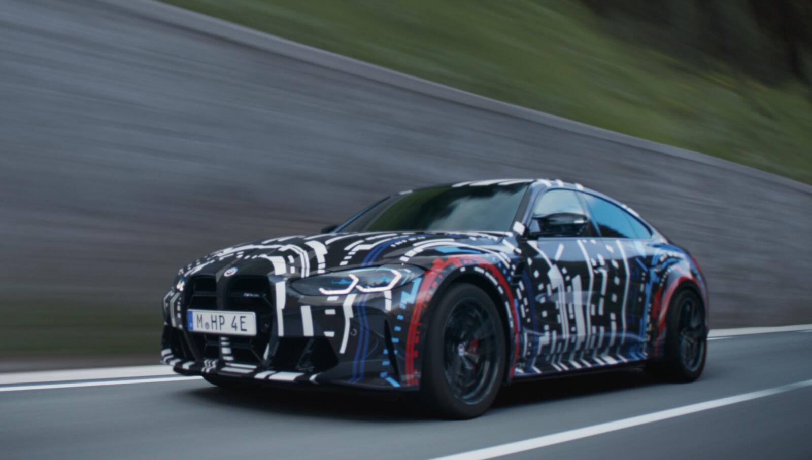 BMW testet M-Prototyp mit vier Elektromotoren