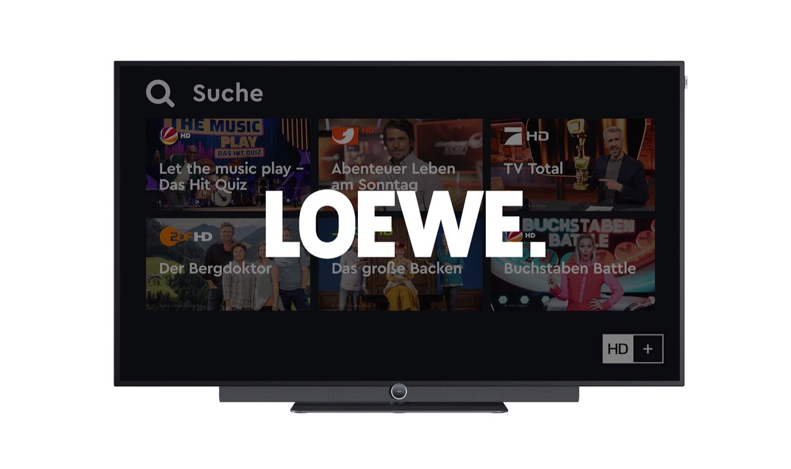 HD+ landet auf ausgewählten TV-Geräten von Loewe