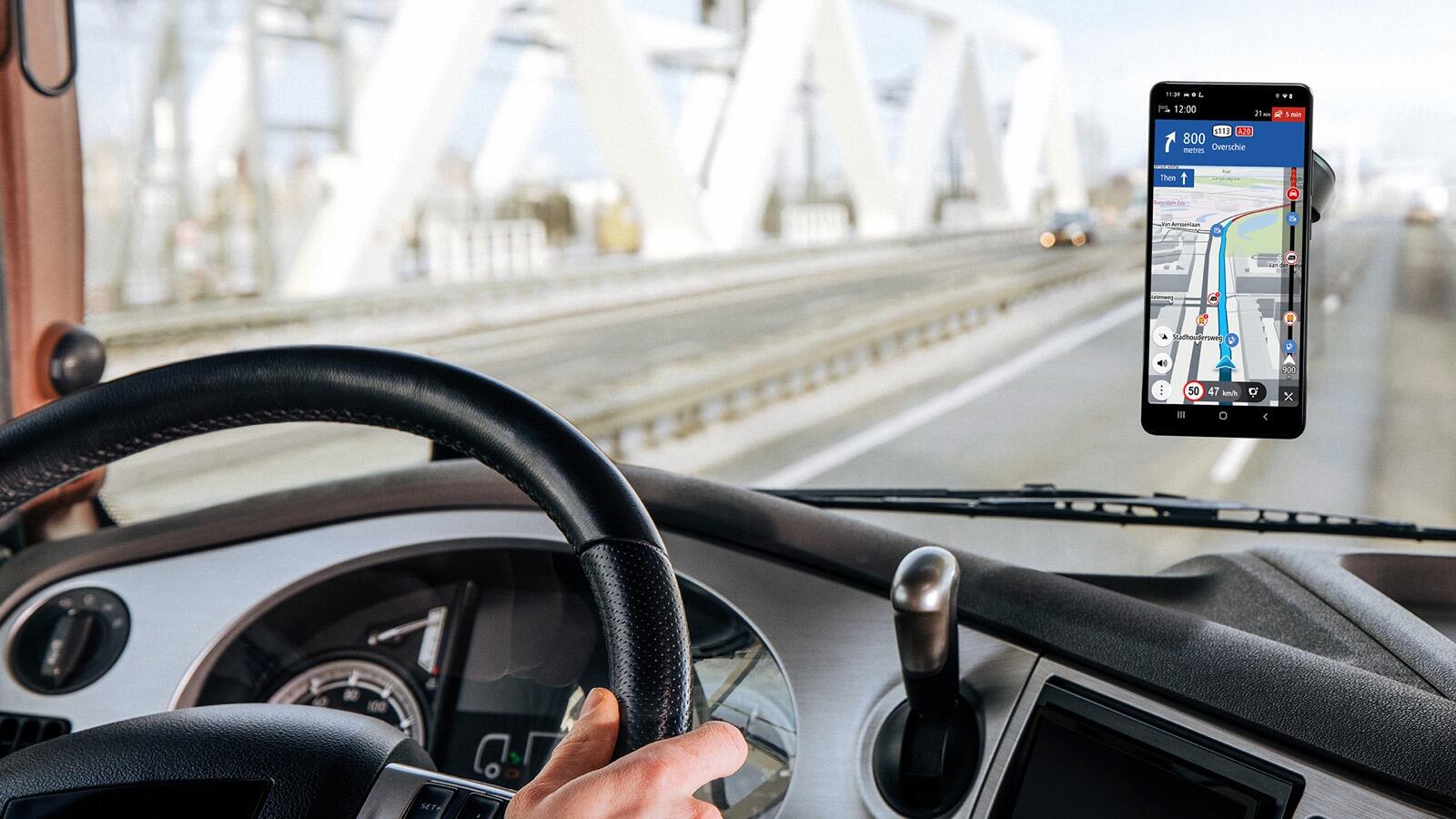 TomTom GO: Navigations-App bekommt Lkw-Navigation