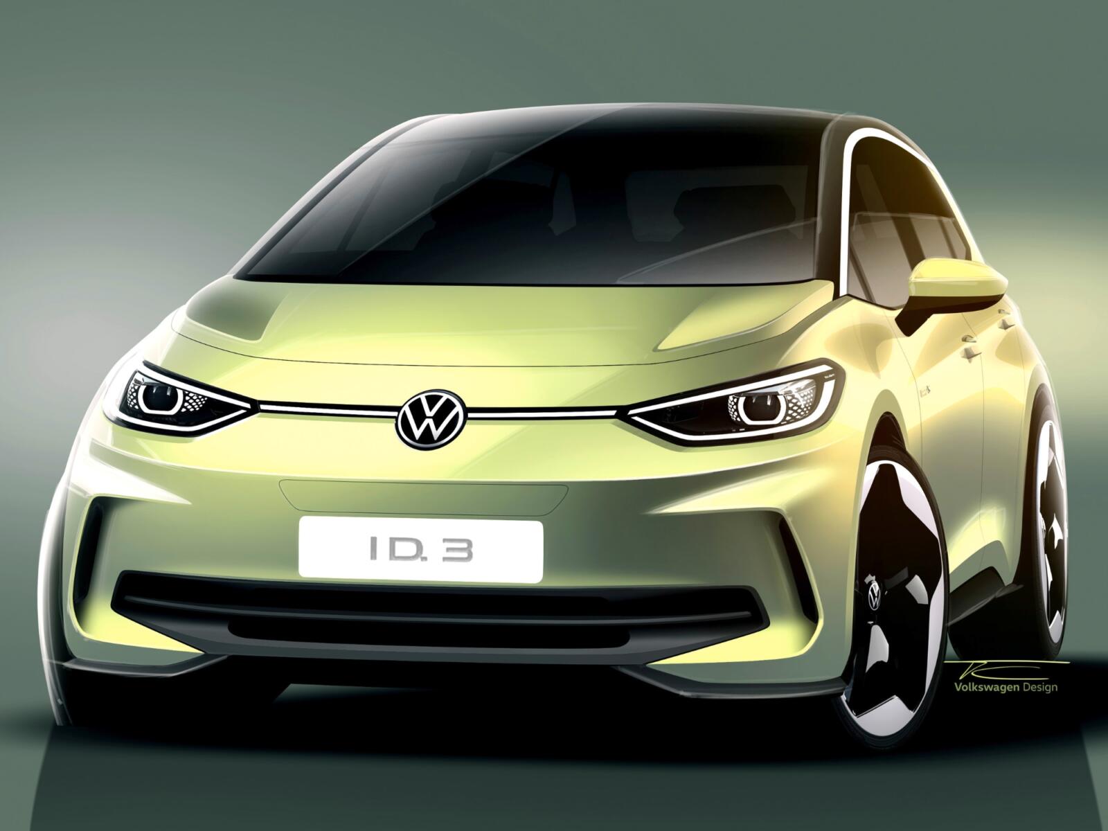 Volkswagen zeigt VW ID.3 der zweiten Generation