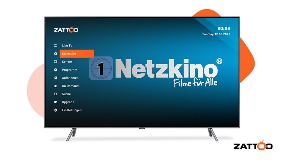 Dauer-Livestream: Zattoo startet mit Netzkino einen FAST-Channel