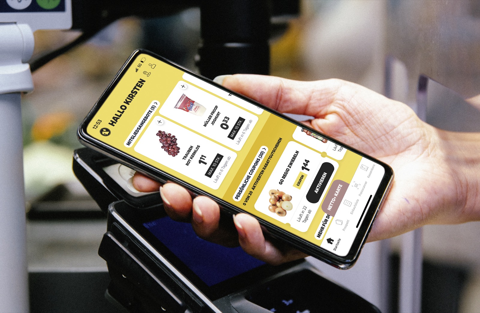 Rabatte und digitale Rückerstattung: Die Netto+ App ist da