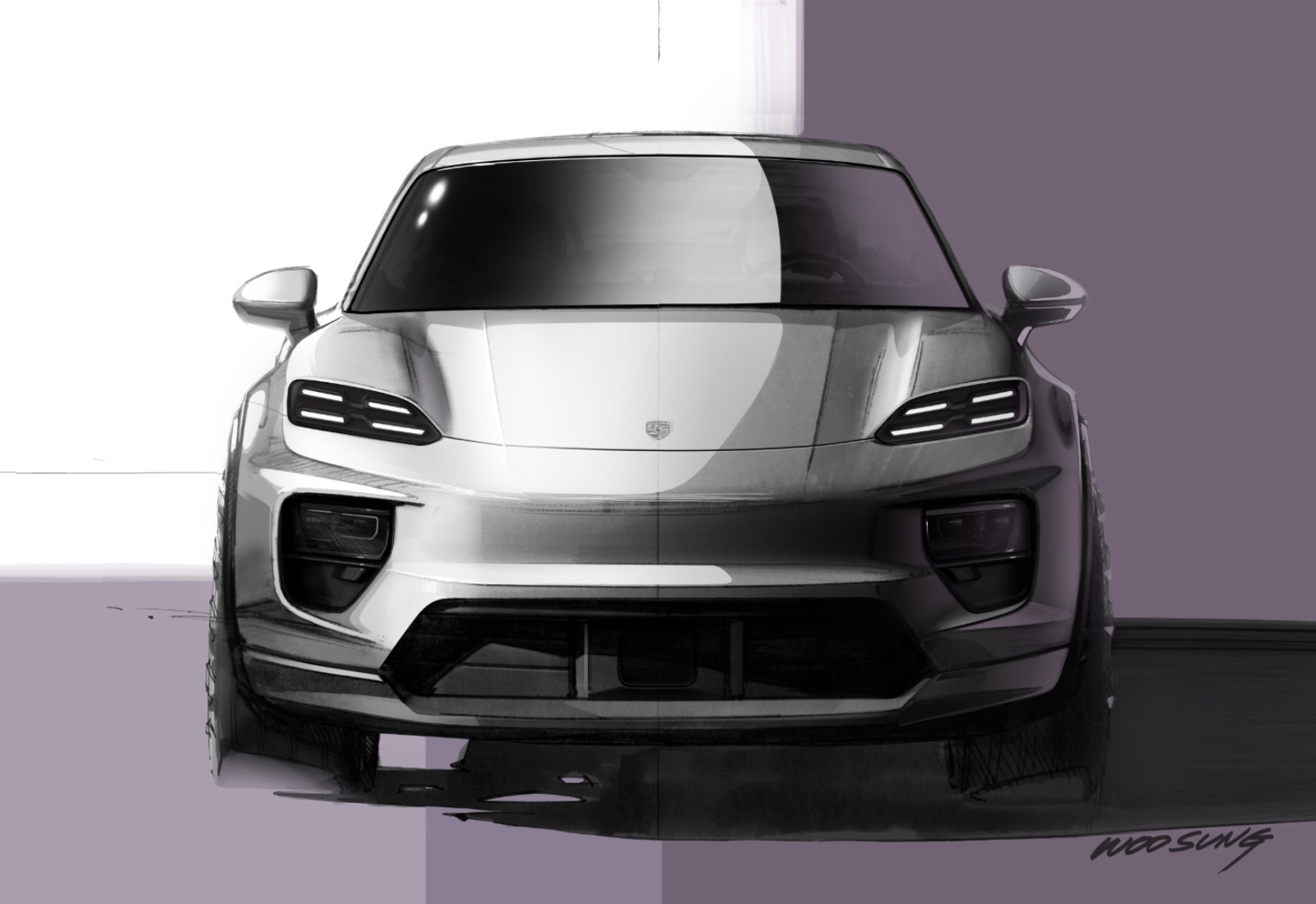 Porsche zeigt Preview des neuen Macan Elektro