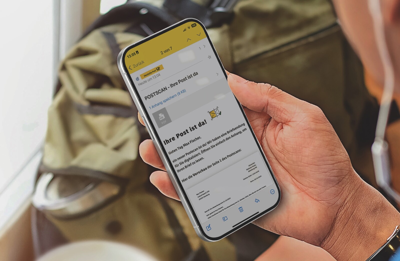 Deutsche Post bringt deine Post ins E-Mail-Postfach