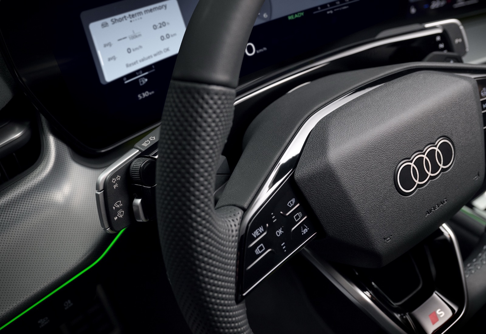 Audi überarbeitet das Lenkrad im Auto